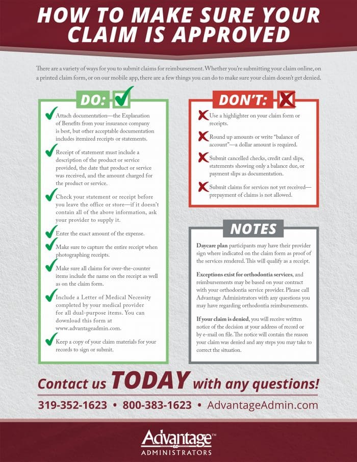 Claim Approval - Advantage Administrators