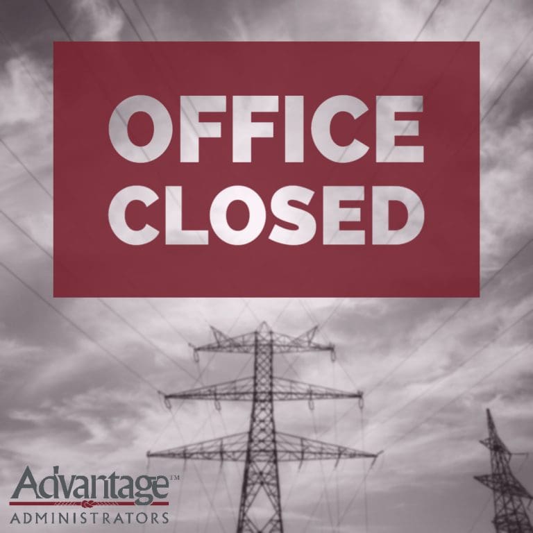 Closed for Maintenance - Advantage Administrators