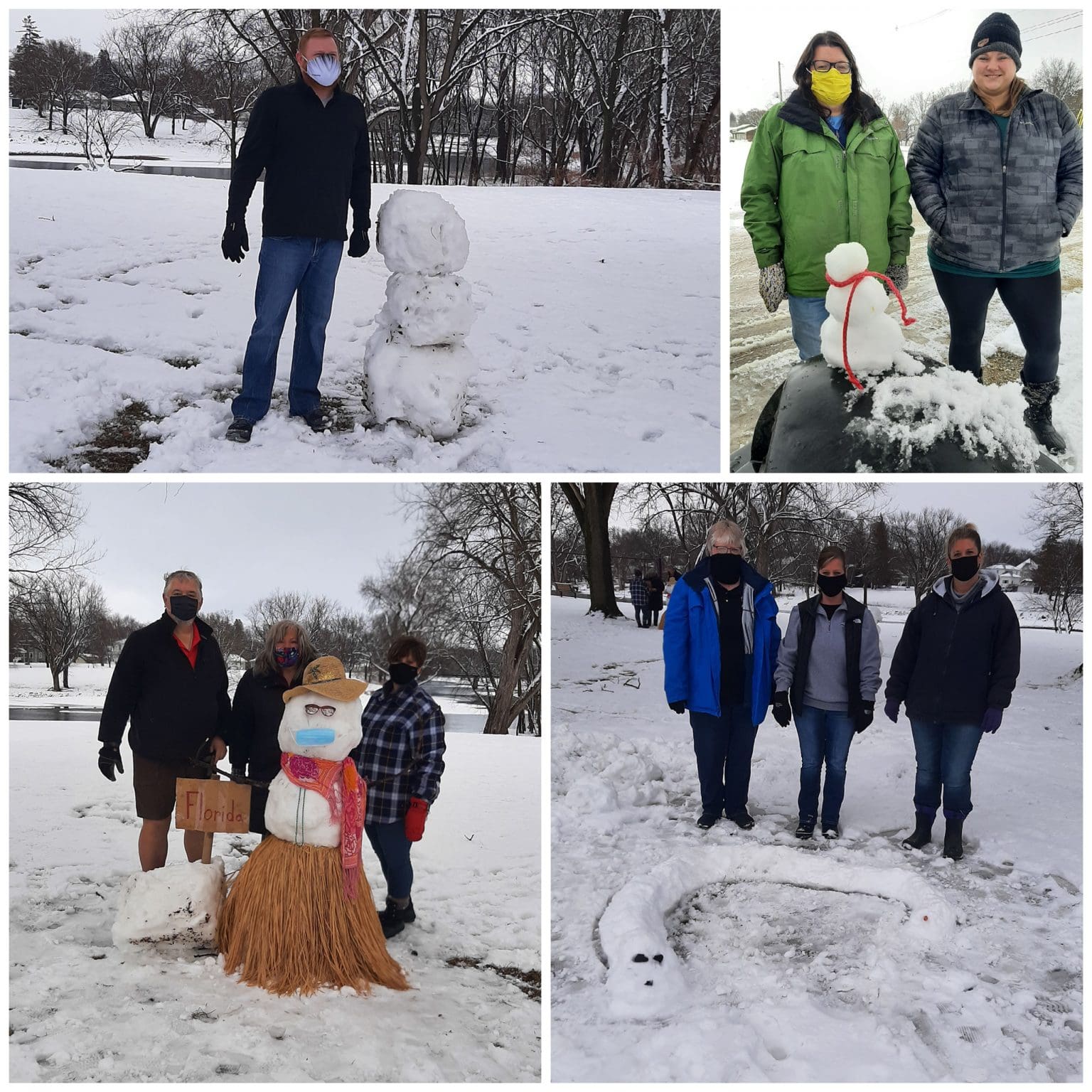 Staff Meeting in the Snow - Advantage Administrators